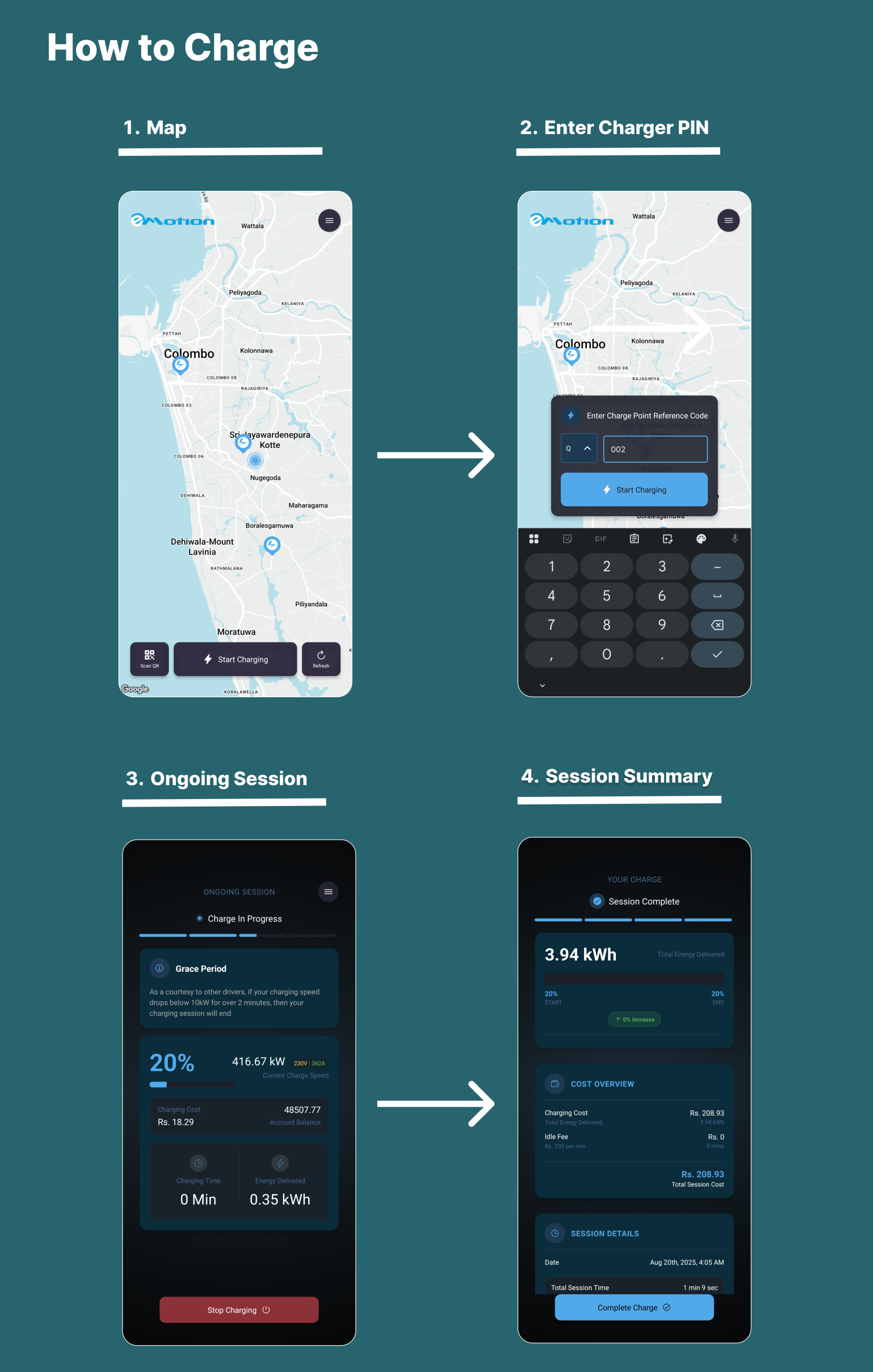 eMotion App Guide - eMotion Charging